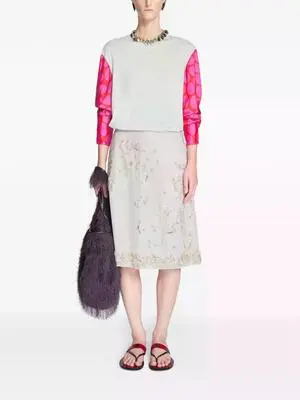 Dries Van Noten Contrast-sleeves T-shirt