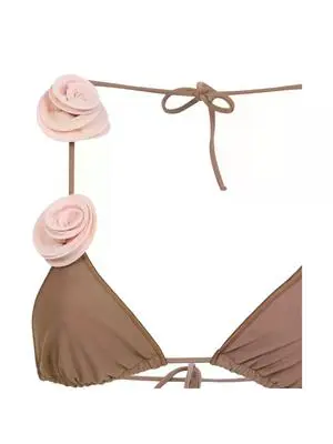 LA REVECHE Floral-appliqué Bikini