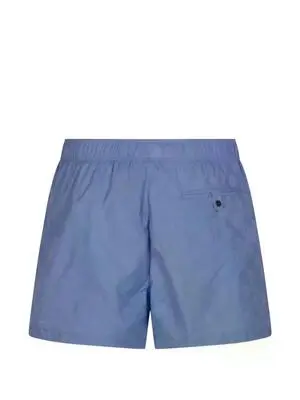Giorgio Armani Straight-hem Swim Shorts - Blue