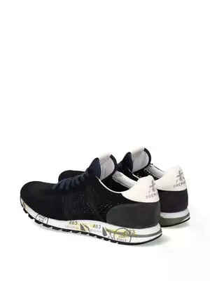 Premiata Eric Perforated Suede Sneakers - Blue