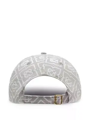 Casablanca Monogram Jacquard Baseball Cap - Grey