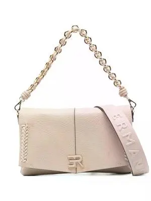 ERMANNO FIRENZE Braided-detail Shoulder Bag - Neutrals