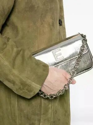 ERMANNO FIRENZE Chain Initial Shoulder Bag