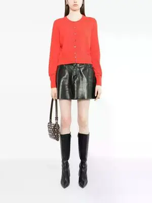 N.peal Cropped Cashmere Cardigan