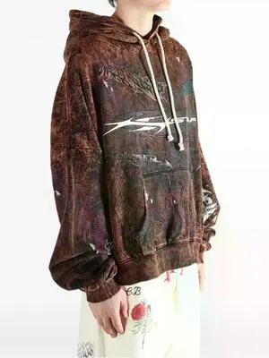 HELLSTAR Graffiti-print Hoodie