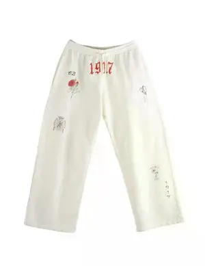 Balenciaga Graphic-print Track Pants - Neutrals