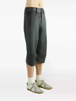 OMAR AFRIDI Paneled Wool Shorts