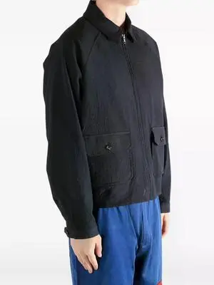 BODE Seersucker Coach's Bomber Jacket