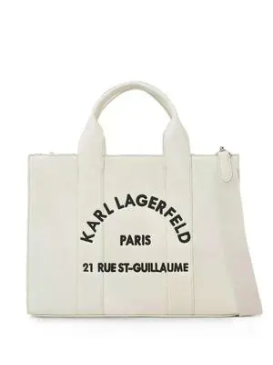 Karl Lagerfeld Karl Lagerfeld Rue St-Guillaume Medium Tote Bag Neutrals