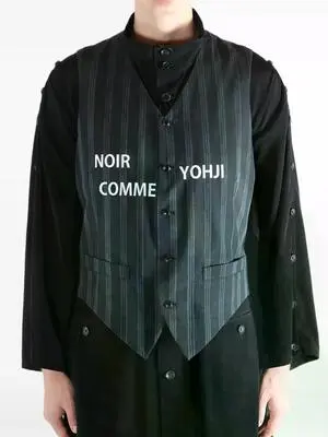 Yohji Yamamoto V Neck Vests For Men