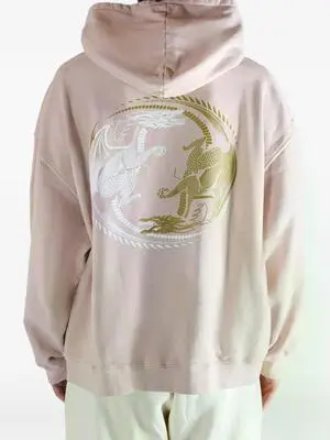 D-R-G-N Dragon-print Hoodie - Pink