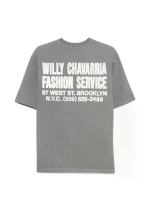 WILLY CHAVARRIA Short-sleeve Round-neck T-shirt - Grey