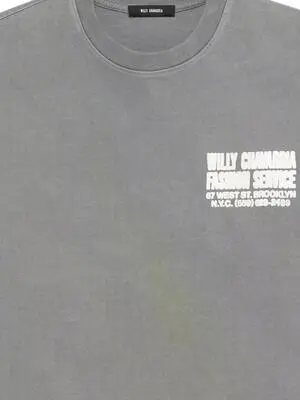 WILLY CHAVARRIA Short-sleeve Round-neck T-shirt - Grey