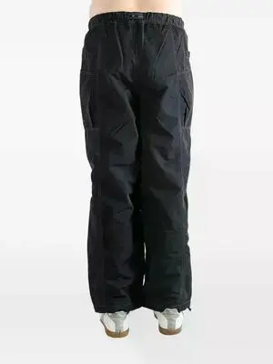 AND WANDER Contrast-stitch Belted Trousers