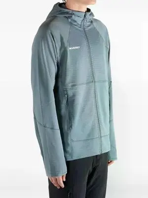 MAMMUT Waffle-knit Hooded Jacket