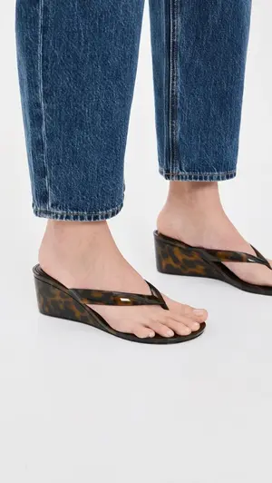 Jeffrey Campbell Gigabyte Jelly Wedges In Print