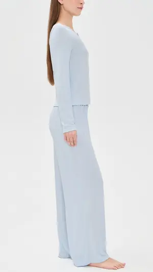 Honeydew Intimates Blissful Long Henley Pajama Set