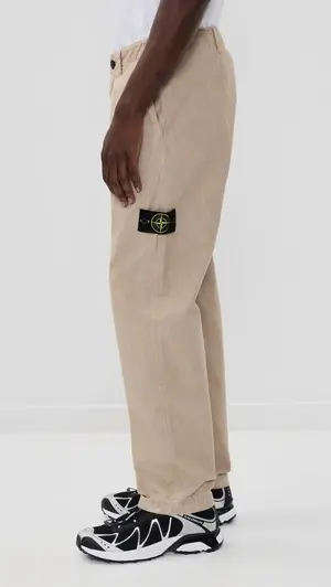 Stone Island Garment Dyed Trousers