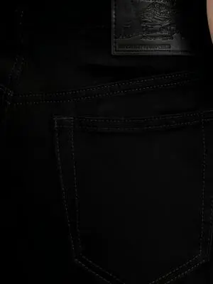 Sisley Logo-patch Jeans - Black