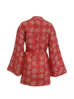 Staud Karlee Swirl-print Mini Dress