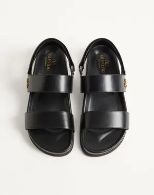 Valentino Garavani Studshield Leather Sandals