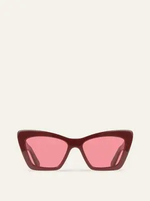 FERRAGAMO Butterfly Frame Sunglasses - Red