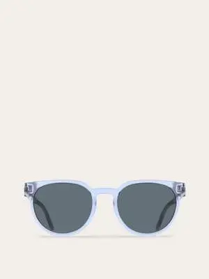 FERRAGAMO Round Frame Sunglasses - Grey