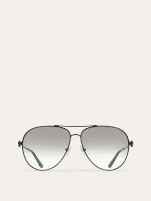 FERRAGAMO Aviator Sunglasses - Black