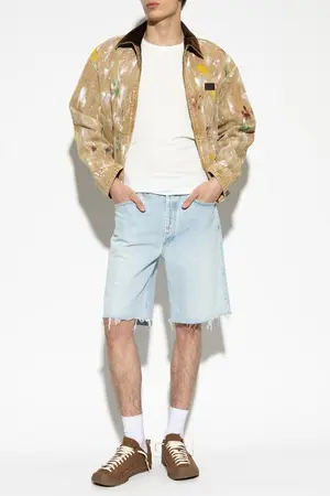 AGOLDE Anson' Denim Shorts - Blue