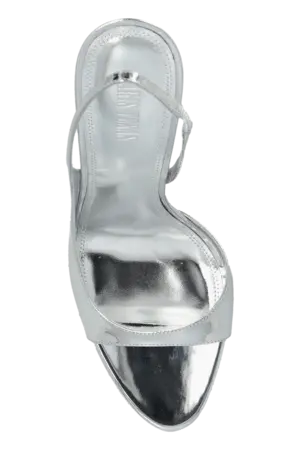 Paris Texas Heeled Sandals - Silver