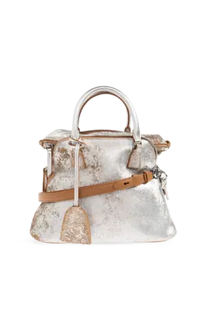 MAISON MARGIELA 5ac Soft Mini Handbag - Silver
