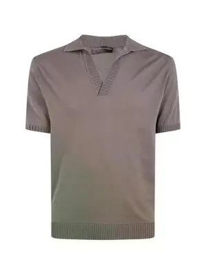 FILIPPO DE LAURENTIIS Knitted V-neck T-shirt