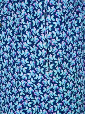 MC2 SAINT BARTH Goldfish Print Swim Shorts