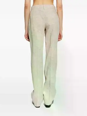 Moschino Slub-texture Tailored Trousers