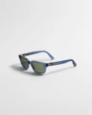 Dior Oblique S5i Sunglasses - Transparent Blue Square Sunglasses