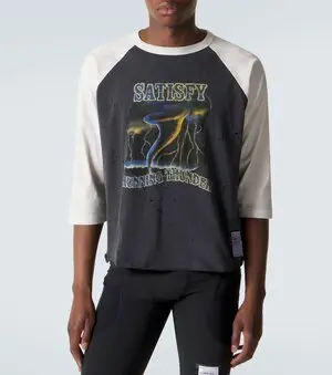 Satisfy Mothtech Printed Cotton T-shirt