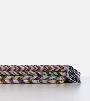 Missoni Antwan Fringed Wool-blend Throw