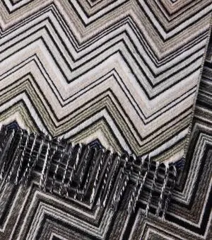 Missoni Perseo Zigzag Wool And Cashmere Throw
