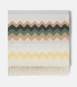 Missoni Clifford Zigzag Wool-blend Throw - Multicoloured