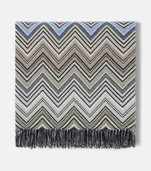 Missoni Perseo Zigzag Wool And Cashmere Throw - Multicoloured