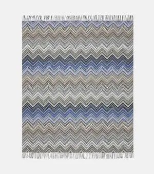Missoni Perseo Zigzag Wool And Cashmere Throw - Multicoloured