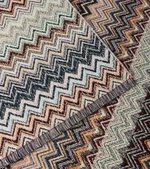 Missoni Zigzag Cotton And Wool-blend Blanket - Multicoloured