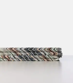 Missoni Zigzag Cotton And Wool-blend Blanket - Multicoloured