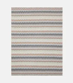 Missoni Zigzag Cotton And Wool-blend Blanket - Multicoloured
