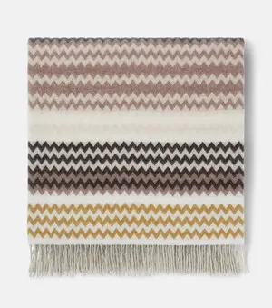 Missoni Humbert Zigzag Wool-blend Throw - Multicoloured