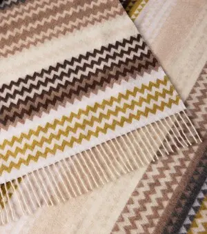 Missoni Humbert Zigzag Wool-blend Throw