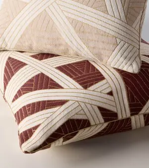 Missoni Nastri Cotton-blend Cushion - Brown