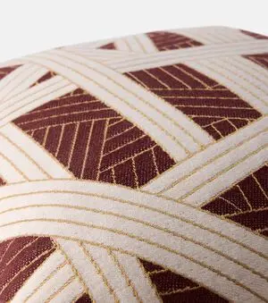 Missoni Nastri Cotton-blend Cushion - Brown