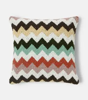 Missoni Riccio Zigzag Cotton Bouclé Cushion - Multicoloured