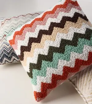 Missoni Riccio Zigzag Cotton Bouclé Cushion